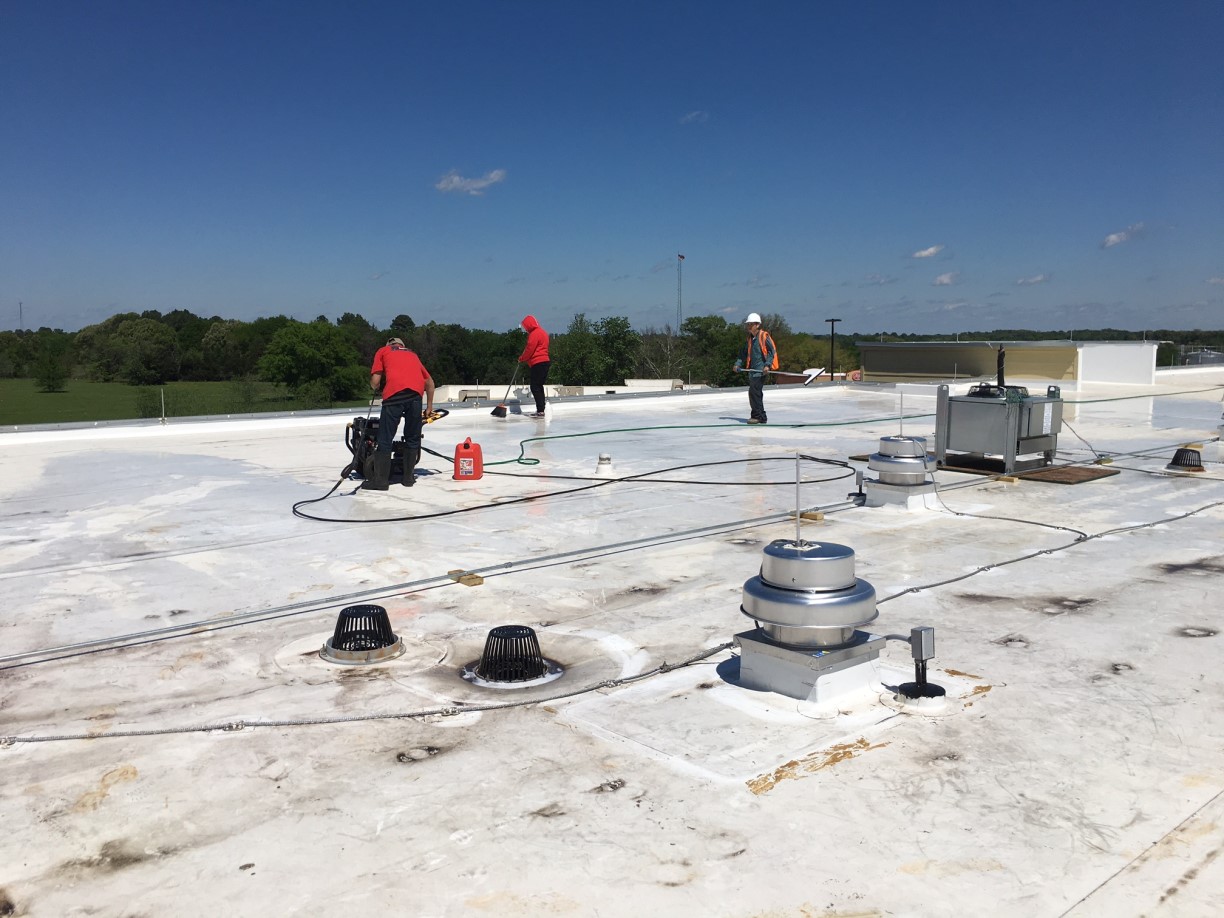 Hotel Marriott Roof Post Construction Cleaning in Van, TX | GRUBBS ...