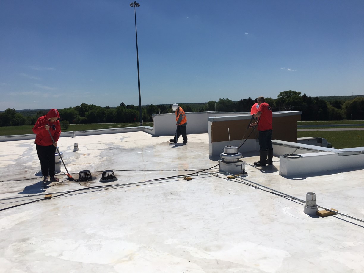 Hotel Marriott Roof Post Construction Cleaning in Van, TX | GRUBBS ...