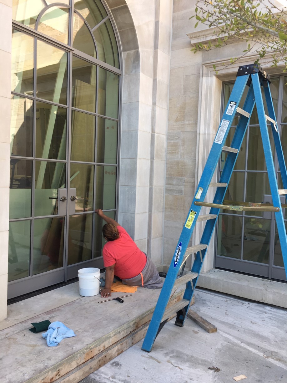 Mansion Exterior Windows Post Construction Cleaning in Highland Park ...