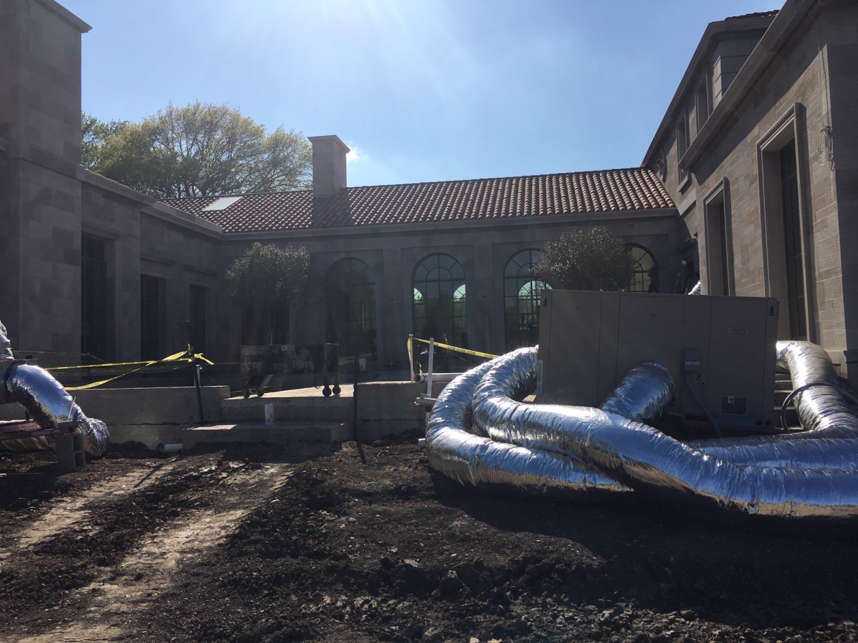 Mansion Exterior Windows Post Construction Cleaning in Highland Park ...