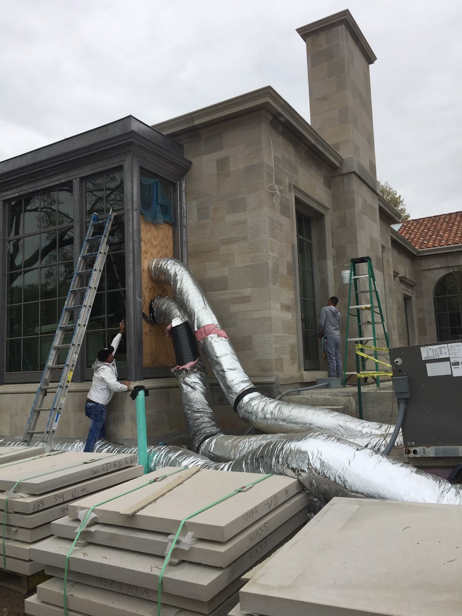 Mansion Exterior Windows Post Construction Cleaning in Highland Park ...