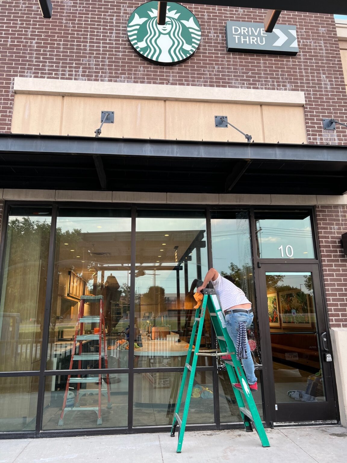 Starbucks Coffee Post Construction Clean Up in Prosper, TX